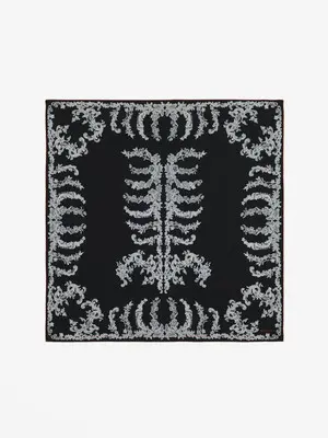 Alexander McQueen Lace Ribcage Foulard