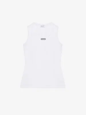 Alexander McQueen Ribbed Tank Top