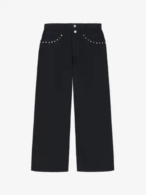 Alexander McQueen Cropped Denim Jeans