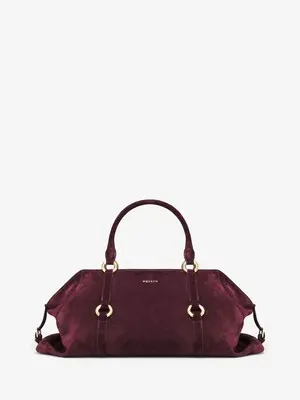 Alexander McQueen Farringdon Suede Bag