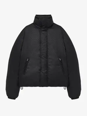 Alexander McQueen Skull Jacquard Puffer Jacket