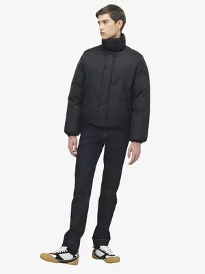 Alexander McQueen Skull Jacquard Puffer Jacket