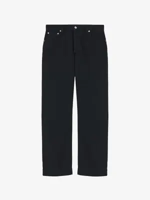 Alexander McQueen Wide-leg Denim Jeans - Black