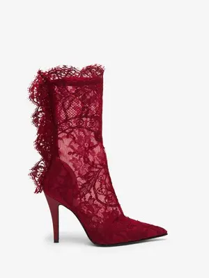 Alexander Mcqueen Criss-cross Boots For Women