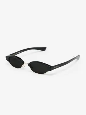 Alexander McQueen Ellipse Sunglasses - Black/smoke