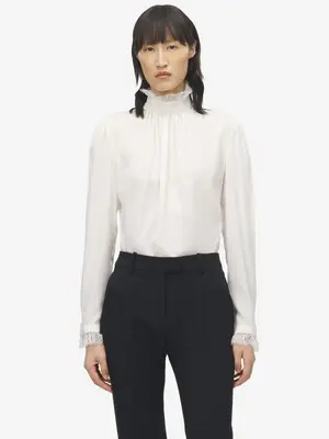 Alexander Mcqueen Gathered Tops