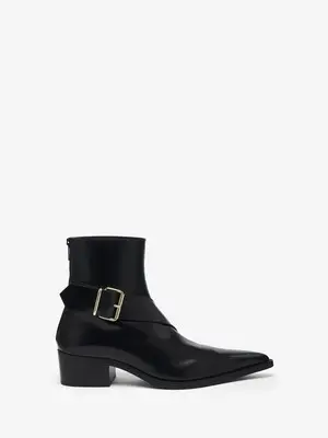 Alexander McQueen Heron Buckle Boot