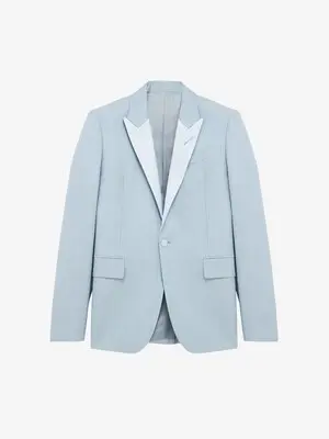 Alexander McQueen Wool Mohair Single-breasted Jacket