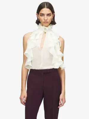 Alexander Mcqueen Ruffle Tops