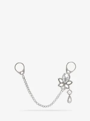 Alexander McQueen Chandelier Chain Charm - Antique Silver