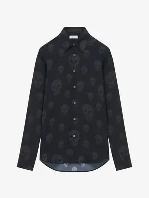Alexander McQueen Skull Print Shirt