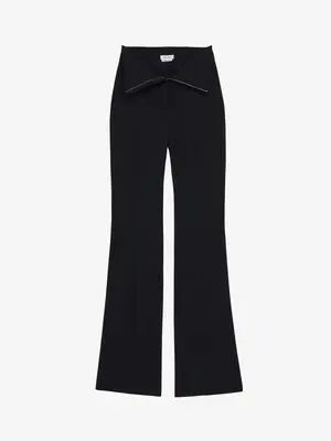 Alexander Mcqueen Boot-cut Pants For Women