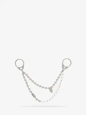Alexander Mcqueen Silver Necklaces For Women