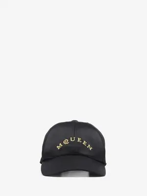 Alexander McQueen Logo Baseball Cap - Black
