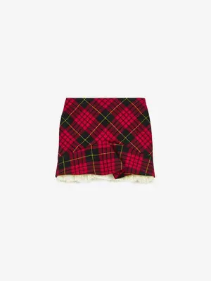 Alexander McQueen Kickback Mini Skirt