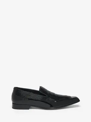 Alexander Mcqueen Embossed Loafers