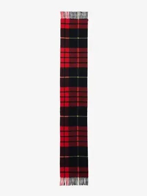Alexander McQueen Wool Cashmere Tartan Scarf
