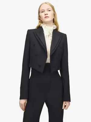 Alexander Mcqueen Cropped Jackets For Women