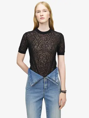 Alexander McQueen Spider Lace Top