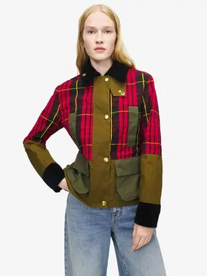 Alexander McQueen Tartan Ripstop Jacket - Red/black/yellow
