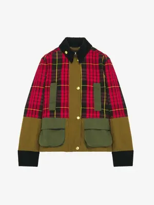 Alexander McQueen Tartan Ripstop Jacket - Red/black/yellow