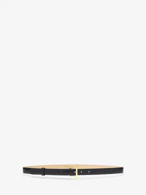 Alexander McQueen T-bar Hip Belt - Black