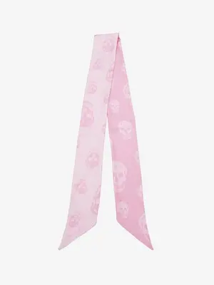 ALEXANDER MCQUEEN Ribbon Skull Scarf