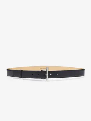 Alexander McQueen T-Bar Hip Belt Black/silver