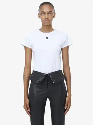 Alexander Mcqueen Embroidered T-shirts For Women