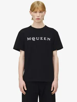 Men's Alexander Mcqueen Black T-shirts