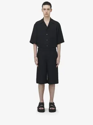 Alexander McQueen Skull Jacquard Shorts - Black