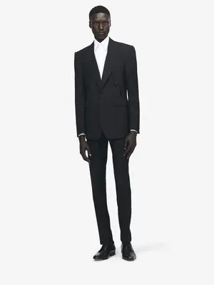 Alexander McQueen Reverse Lapel Single-breasted Jacket