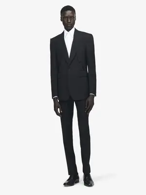 Alexander McQueen Reverse Lapel Single-breasted Jacket