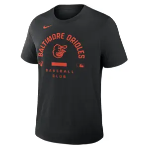 Nike Baltimore Orioles Authentic Collection Early Work Dri-fit Mlb T-shirt - Black