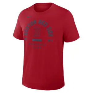 Nike Boston Sox Authentic Collection Early Work Dri-fit Mlb T-shirt - Red