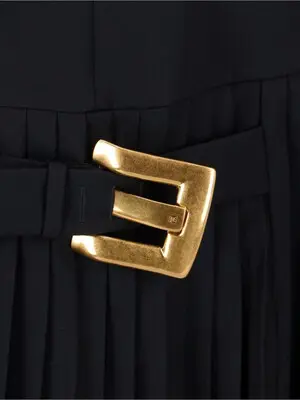 Balmain Virgin Wool Mini Dress