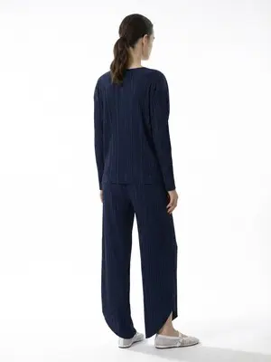 Giorgio Armani Pleated Twin-set - Blue