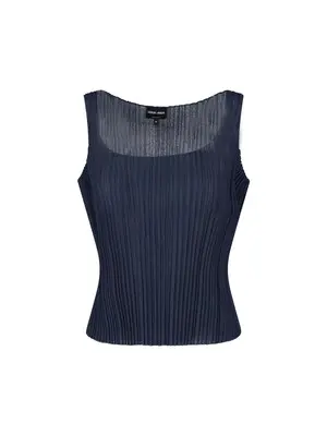 Giorgio Armani Pleated Twin-set - Blue