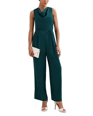 PHASE EIGHT Monique Cowl Neck Jumpsuit - Teal