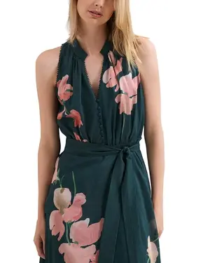 PHASE EIGHT Lucinda Button Front Floral Dress