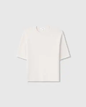 CASASOLA Eva Silk Top - Tapioca