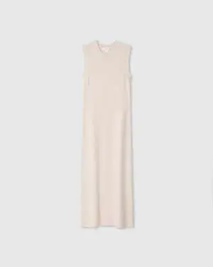 CASASOLA Violeta Midi Dress - Tapioca
