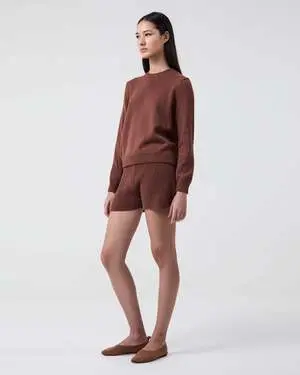 CASASOLA Nina Crewneck - Brown
