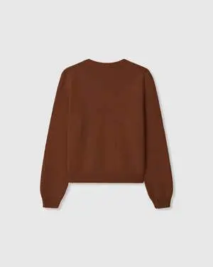 CASASOLA Nina Crewneck - Brown