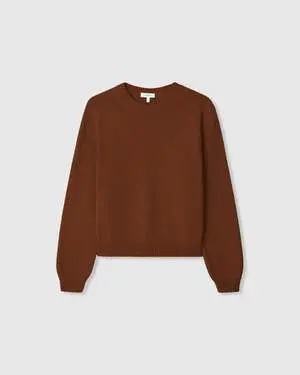 CASASOLA Nina Crewneck Brown
