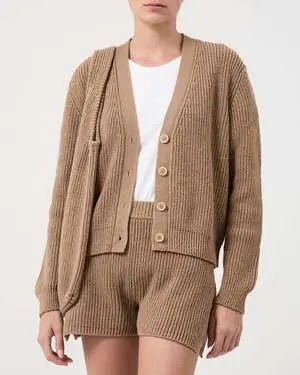 CASASOLA Aurora Cardigan - Camel