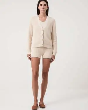 CASASOLA Aurora Cardigan - Tapioca