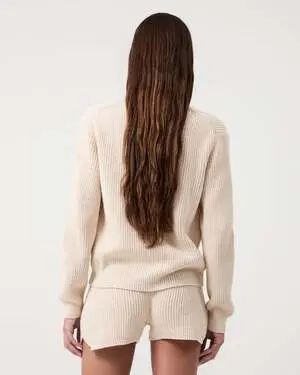 CASASOLA Aurora Cardigan - Tapioca