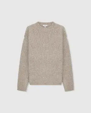 CASASOLA Orso Bouclé Sweater - Stone