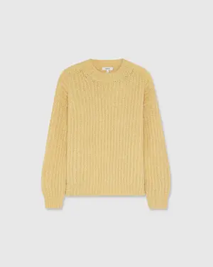 CASASOLA Orso Bouclé Sweater Yellow